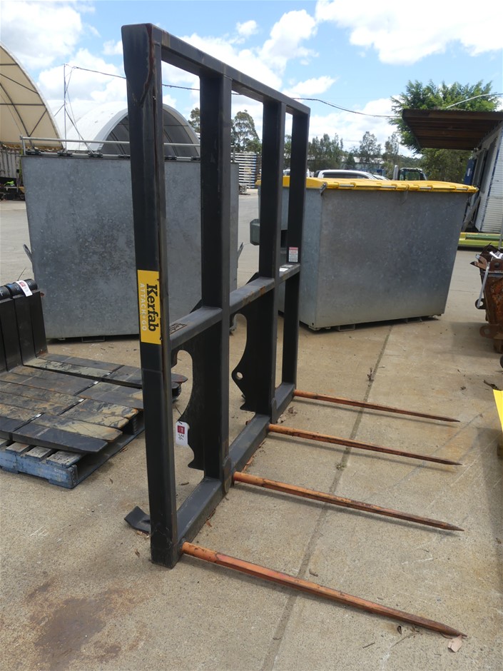 Telehandler Hay Fork Attachment to suit Haule Telehandlers Auction ...