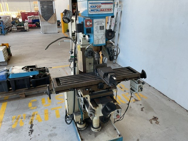 2008 Hafco Metalmaster 3 phase Horizontal Vertical Milling Machine ...