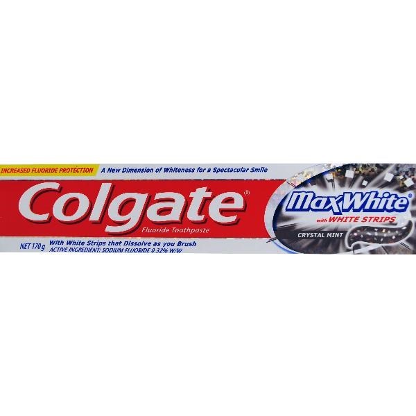Buy 72 x Colgate 170g Toothpaste Max White Crystal Mint | Grays Australia