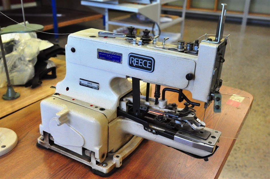 Industrial Button Sewing Machine - Reece 2611 415-BS Button Sewing ...