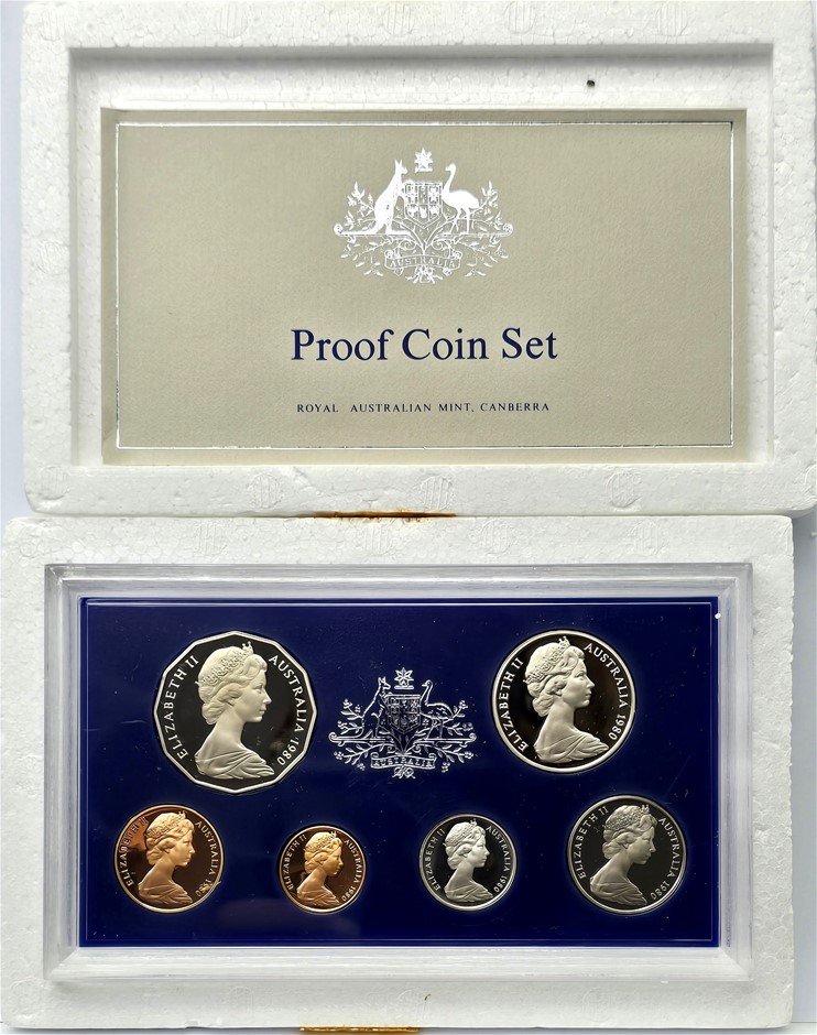1980 RAM PROOF COIN SET Auction (0009-2563436) | Grays Australia