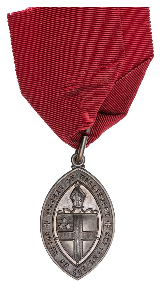 Diocese of Wellington, Order of Lay Readers, C:1940s, struck in bronze ...