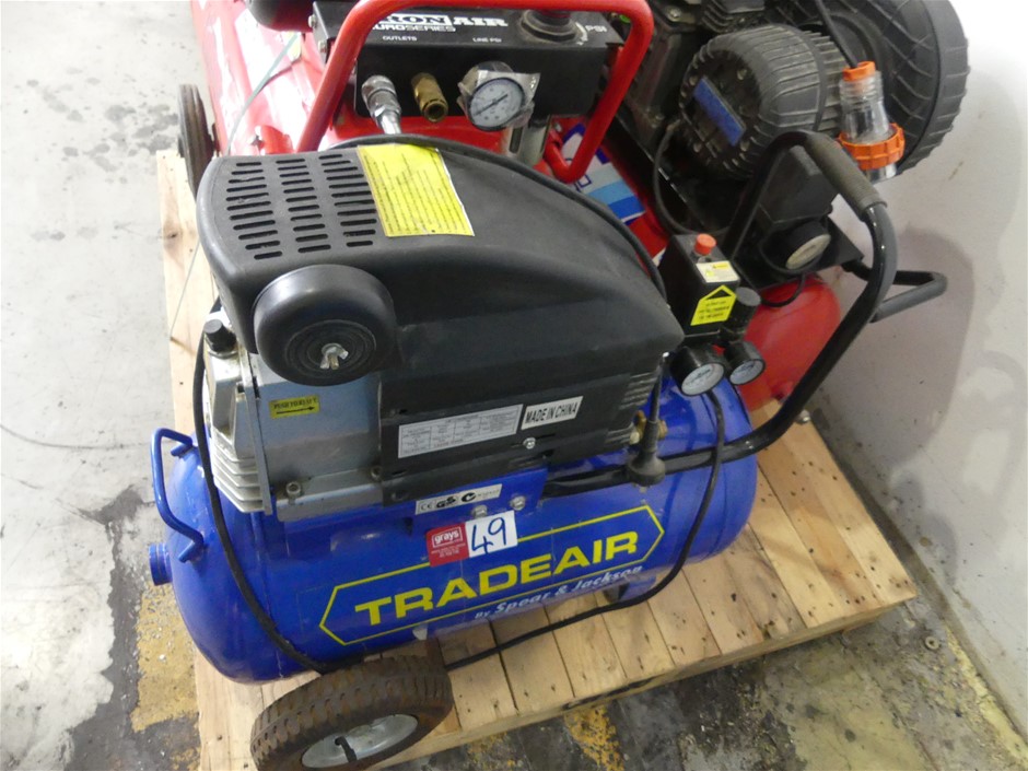 Tradeair TA-TD2540HP Air Compressor Auction (0049-5058764) | Grays ...