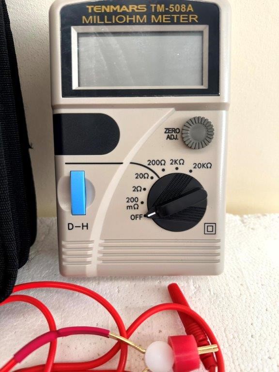 1 x TENMARS TM-508A Milliohm Meter Auction (0014-3031509) | Grays Australia