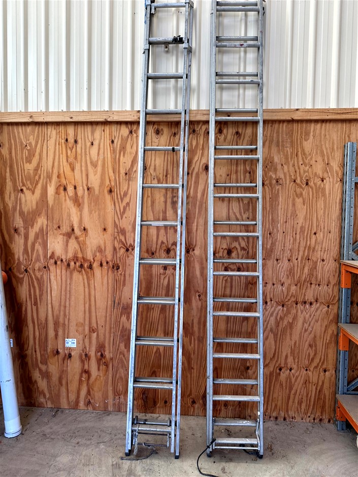6 Metre Metal Extension Ladders Auction (0096-3031509) | Grays Australia
