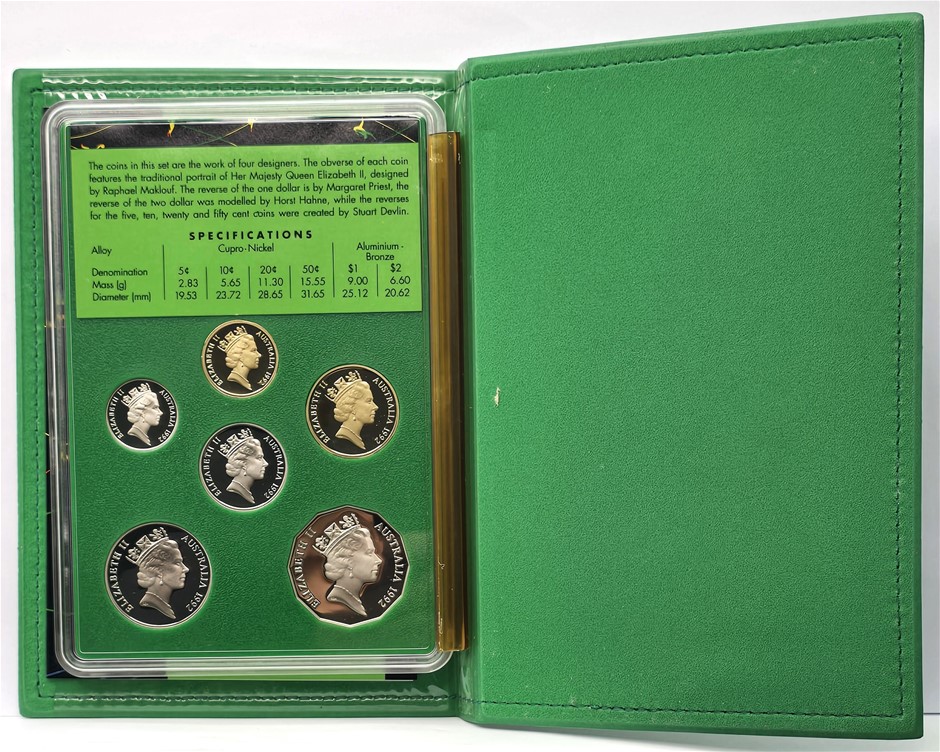 1992 R.A.M. PROOF COIN SET FEATURING THE $1 OLYMPIC GAMES COIN Auction ...