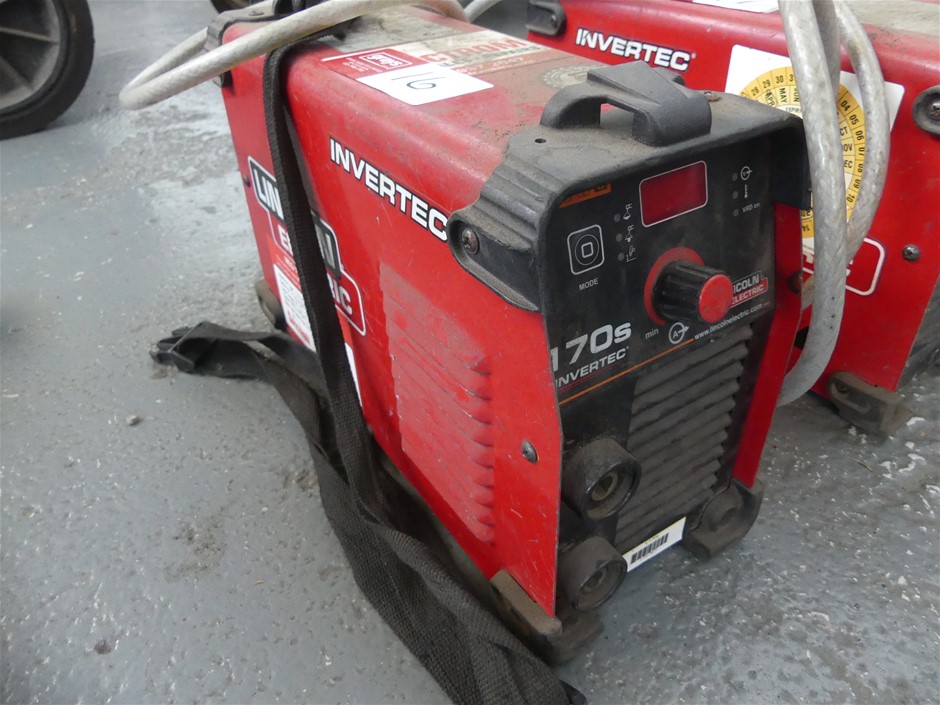 Lincoln Electric 170s Invertec Arc Welder Auction (0016-5058732 ...
