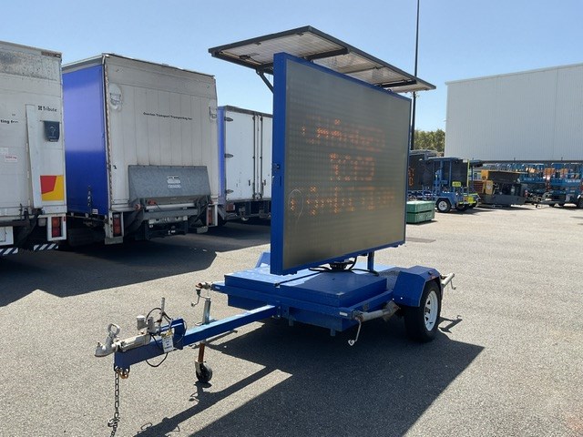 2012 ATM VMS Single Traffic Control Unit Trailer Auction (0002-9056229 ...