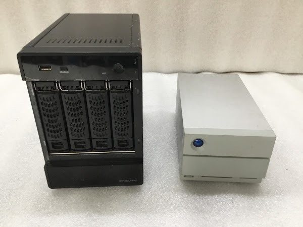 LaCie LRDMU02 External Hard Drive&Netgear RND-4A Network Storage Server ...