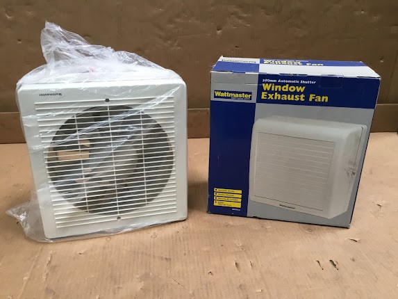 Wattmaster WATEWA12 Window Exhaust Fan New Auction (0038-2564019 ...