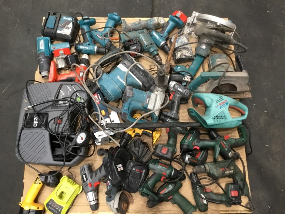 Oziio/Ryobi/Bosch/Makita Mix Model Power Tools Auction (0007-2564033 ...