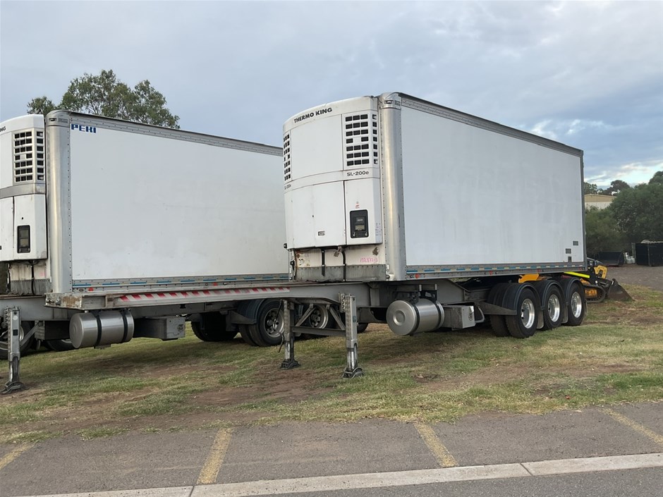 2004 Peki 3 Freezer Triaxle Refrigerated Lead Trailer Auction (0003 ...