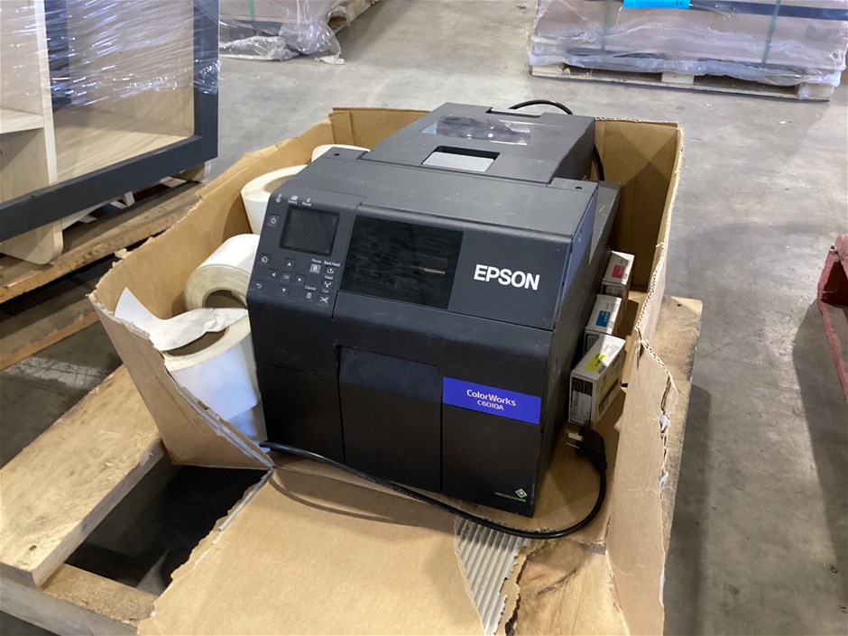 Epson Colour Works C6010A Label Printer (Auto Cutter) And Labels ...
