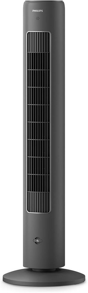 Philips Oscillating Tower Fan 5000 Series, 105 cm, Dark Grey, Model ...
