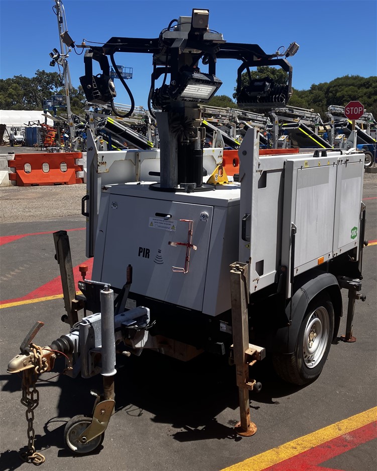 2021 SMC TL55 Lighting Tower - 240w - LED SOLAR (Bunbury) Auction (0011 ...