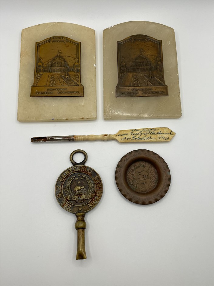 5 x Asstd commemorative items Circa 1840-1940 Auction (5556-5058816 ...