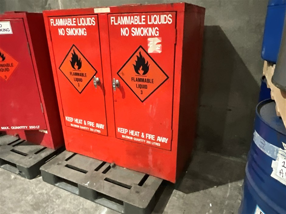 Flammable liquid storage locker Auction (0023-3031982) | Grays Australia