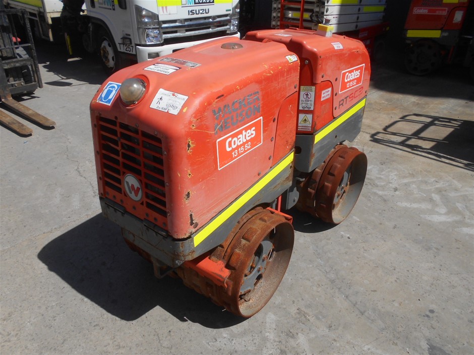 2017 WACKER RTLX-SC3 Roller Trench - Double Drum 1 to 2t - Remote ...