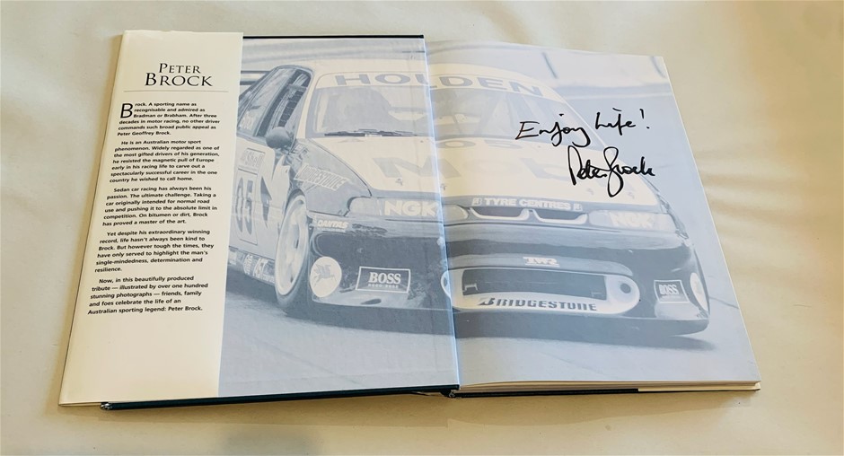 Peter Brock signed and inscribed Ironbark legends. Auction (0021 ...