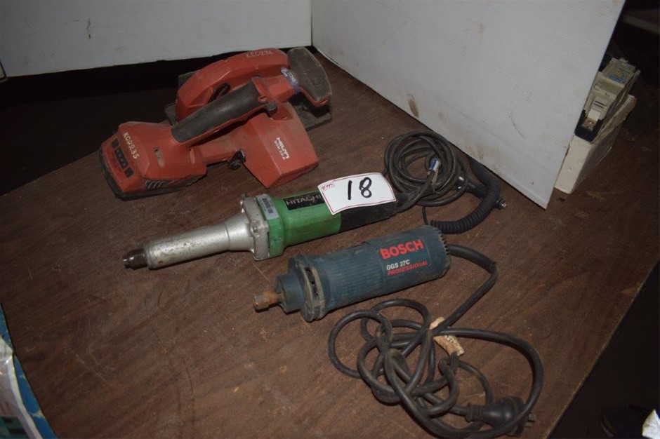 Lot of 3 Power Tools Including Hilti 22 Volt Power Saw Auction (0018-9056946) | Grays Australia