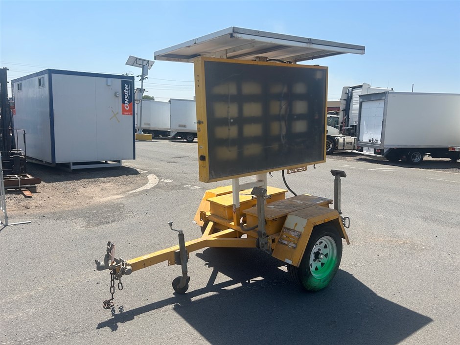2011 Small Bartco LED Colour/Radar VMS Board Auction (0030-3032033 ...