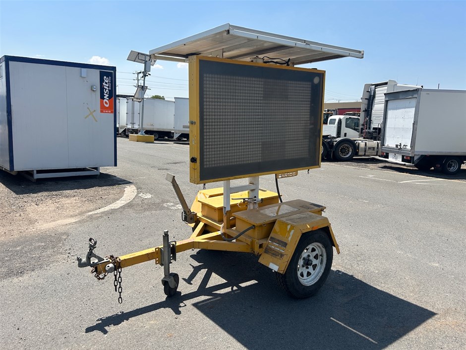 2012 Small Bartco LED Colour/Radar VMS Board Auction (0032-3032033 ...