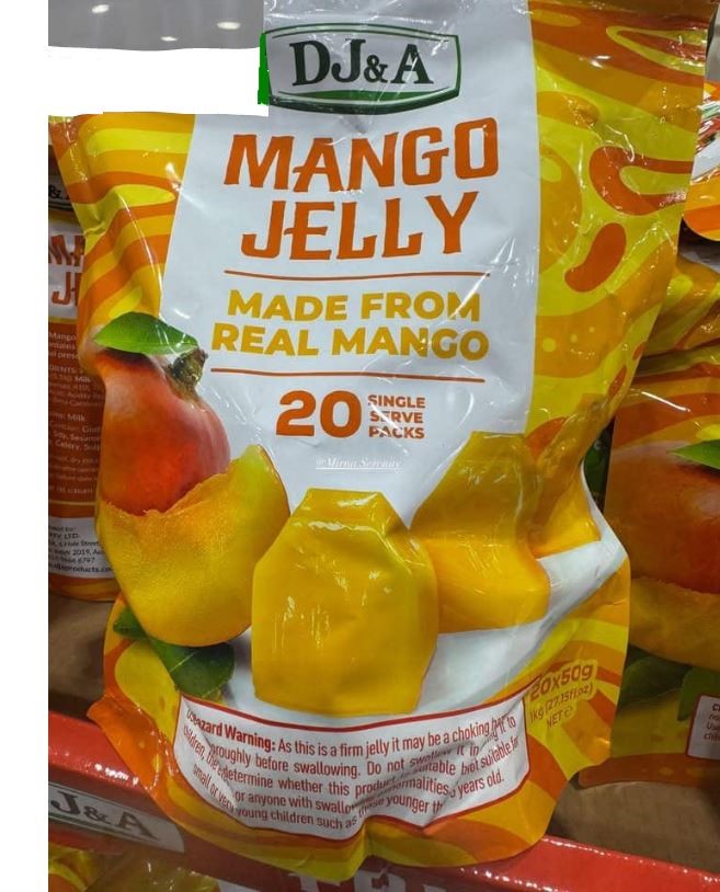 3 x DJ&A Mango Jelly Made from Real Mango, 20 Single Serve Packets. NB ...