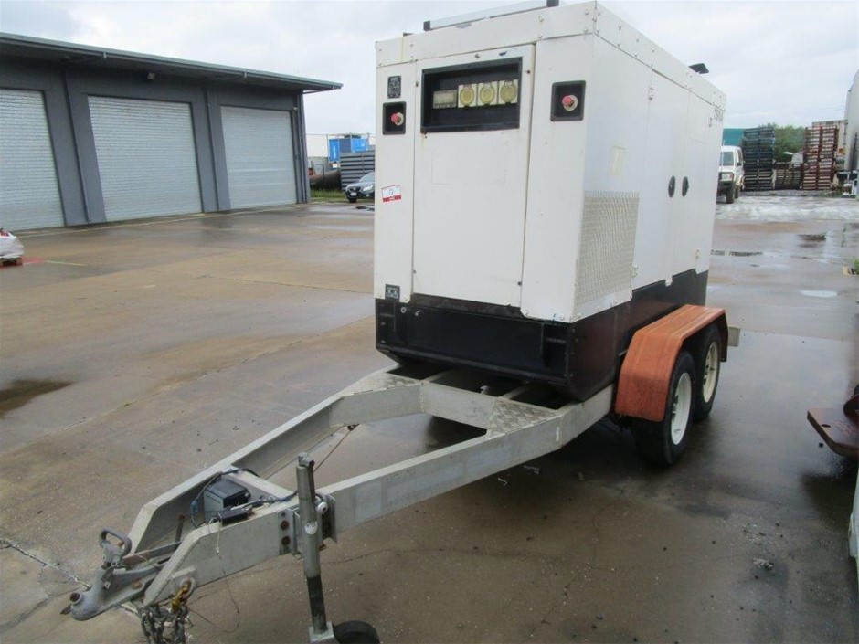 2013 Generator Tecno Gen/Auswide PKIIITSX/Plant Trailer Tandem Auction ...