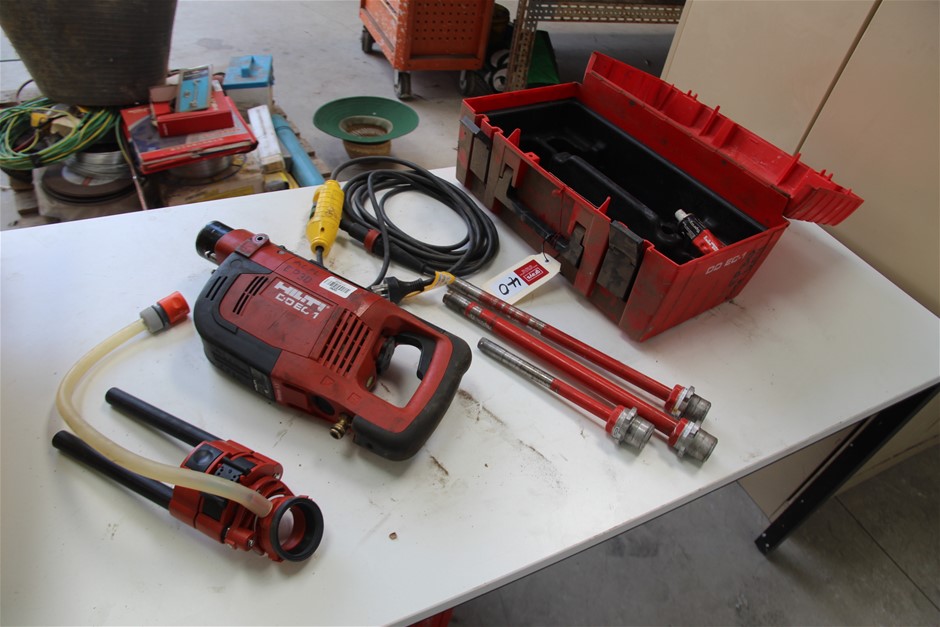 Hilti DDEC-1 Core Drill with Poly Case Auction (0040-5059010) | Grays ...