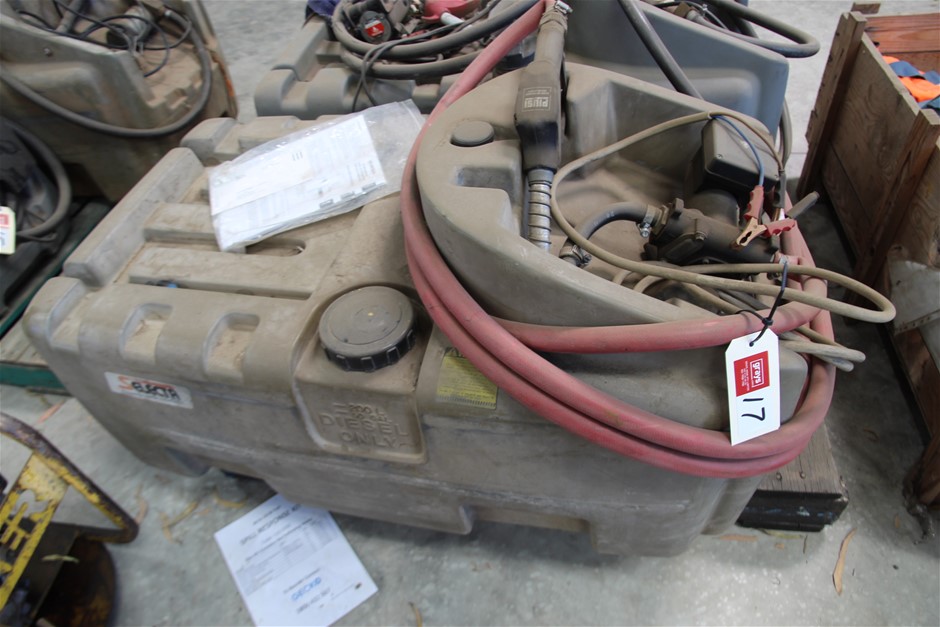 Selecta Tray Mount Poly Diesel Refuelling & Storage Unit Auction (0017 ...