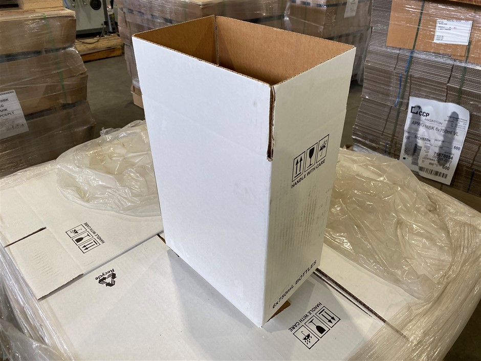 Large Quantity Of Cardboard Wine Cartons, Qty x 8 pallets Auction (0005 ...