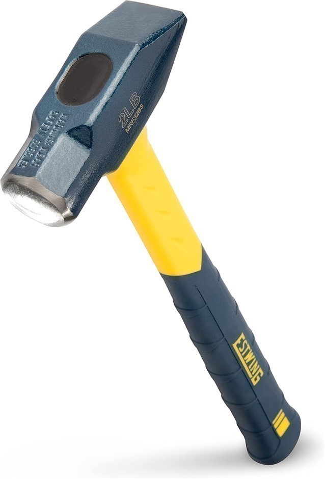 ESTWING Blacksmith's Hammer - 32 oz Metalworking Tool with Fiberglass ...
