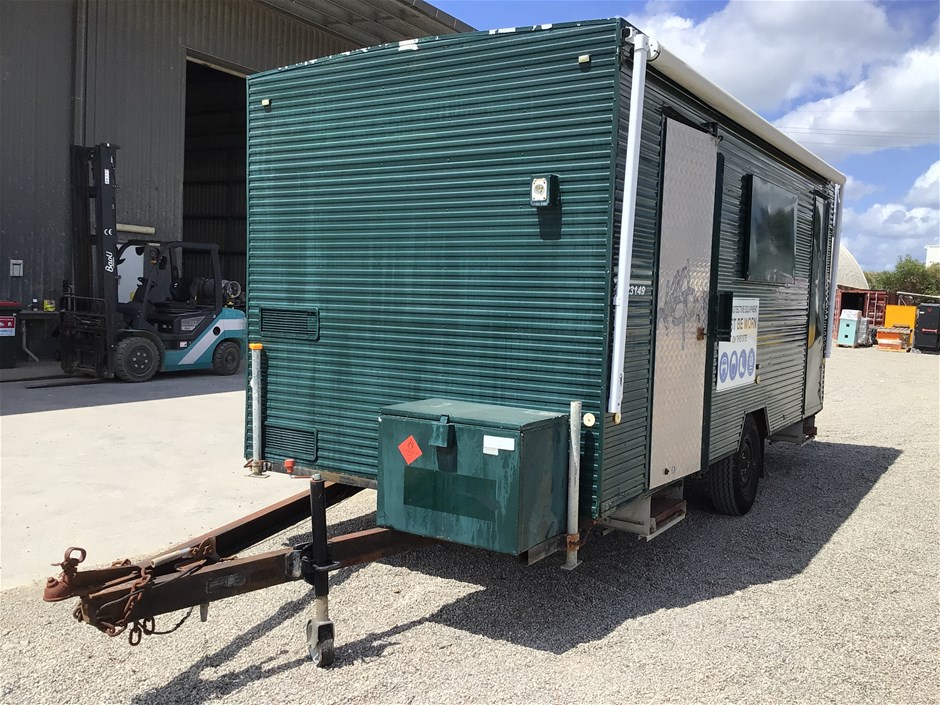 2007 Traymark Single Axle Worksite Trailer/Van Auction (0123-7056389 ...