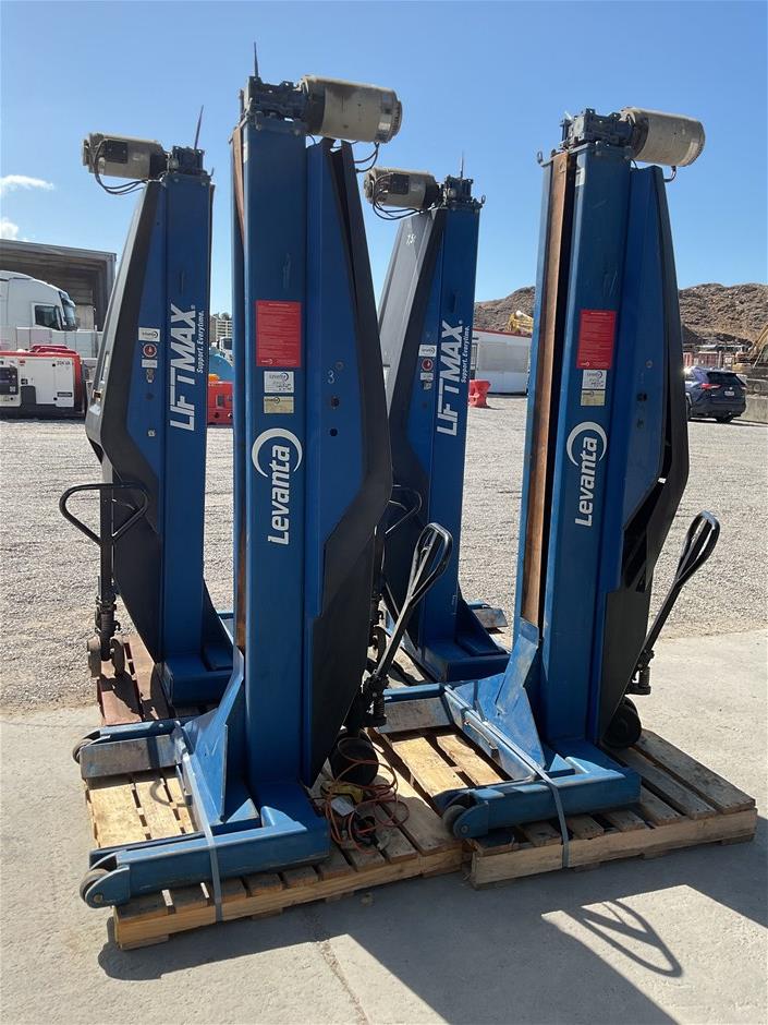 4 x Levanta Liftmax Vehicle Mobile Column Lifts