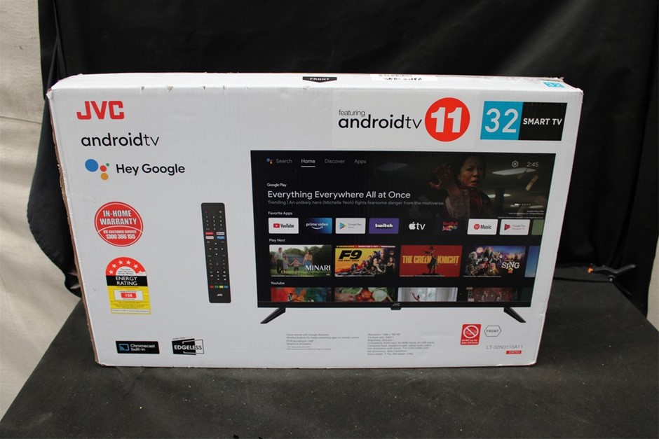 JVC Android TV 32inch Smart TV Auction (0002-9057470) | Grays Australia