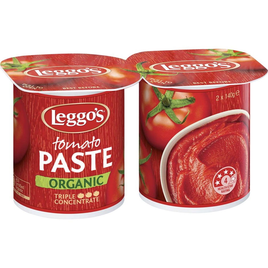 68 x LEGGO'S Tomato Paste Single Serve Tub, 140g. Best Before: 09/2025. Auction (0354-5058333 ...