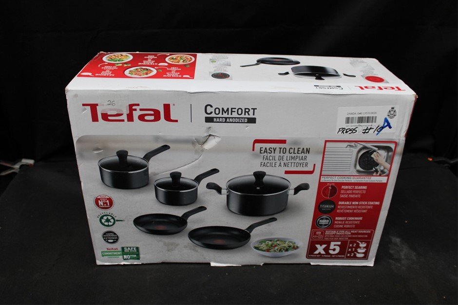 Tefal Pots and Pan Set Auction (0063-9057470) | Grays Australia