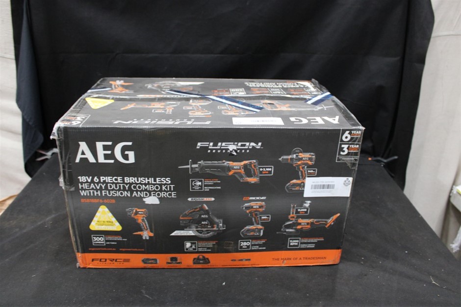 AEG 18V 6 Piece Tool Kit Auction (0101-9057470) | Grays Australia