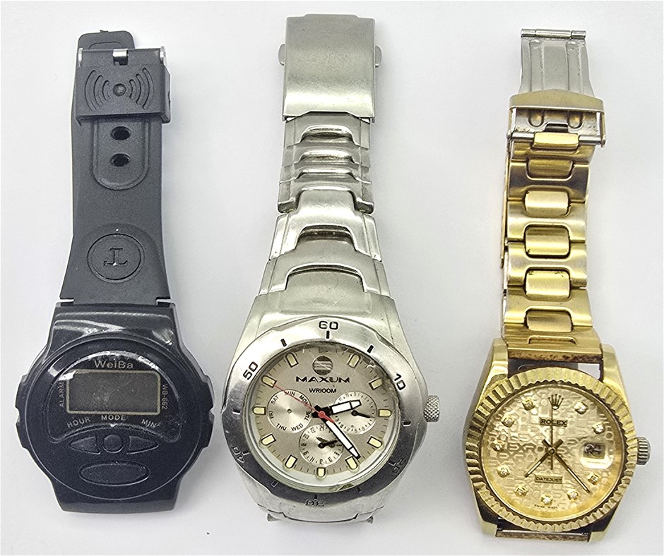 THREE ASSORTED WATCHES Auction (0004-2567810) | Grays Australia