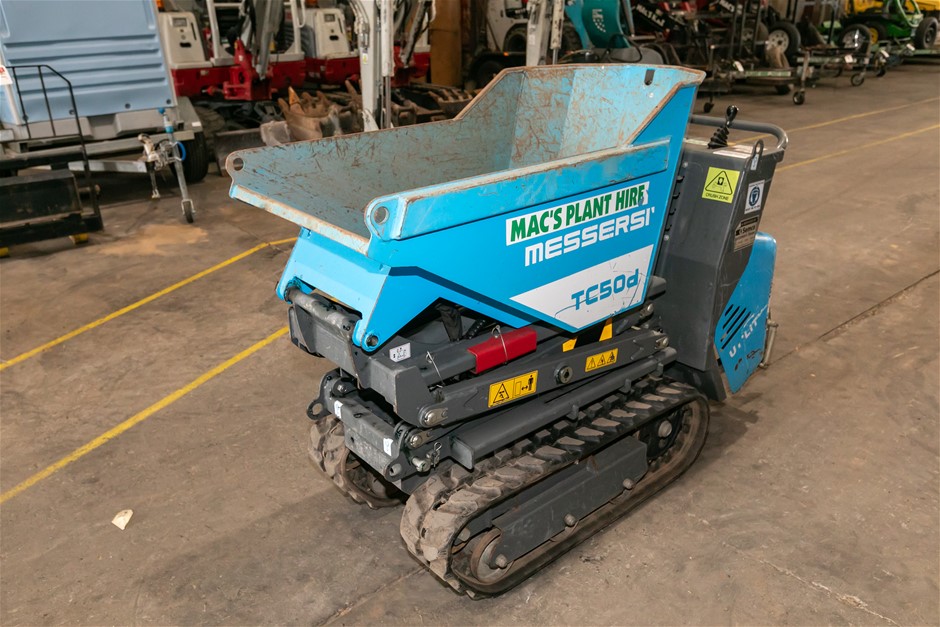 2021 Messersi TC50D Mini Track Dumper Auction (0054-5059070) | Grays ...