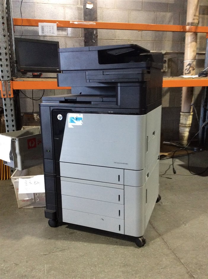 HP Color LaserJet Enterprise flow MFP M880 Printer Auction (0005 ...