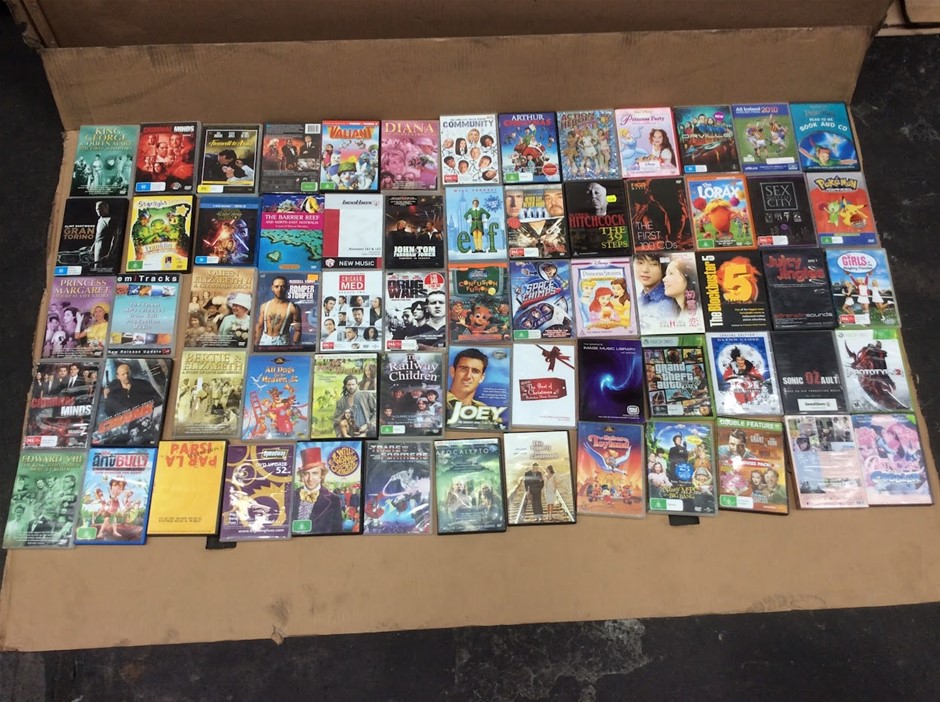 Mixed Different types of movie DVDs(Lot of 65) Auction (0001-2566762 ...