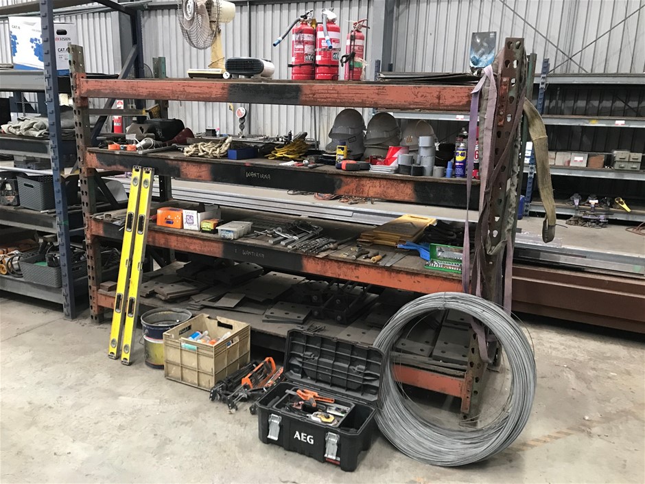 Steel Rack Including Contents Auction (0183-3032825) | Grays Australia