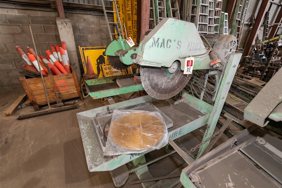 Masonry Block Saw Auction (0362-5059241) | Grays Australia