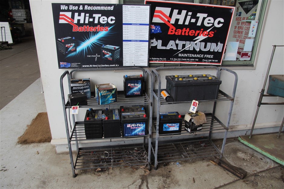 Batteries with Steel Stands Auction (0803-5059239) | Grays Australia