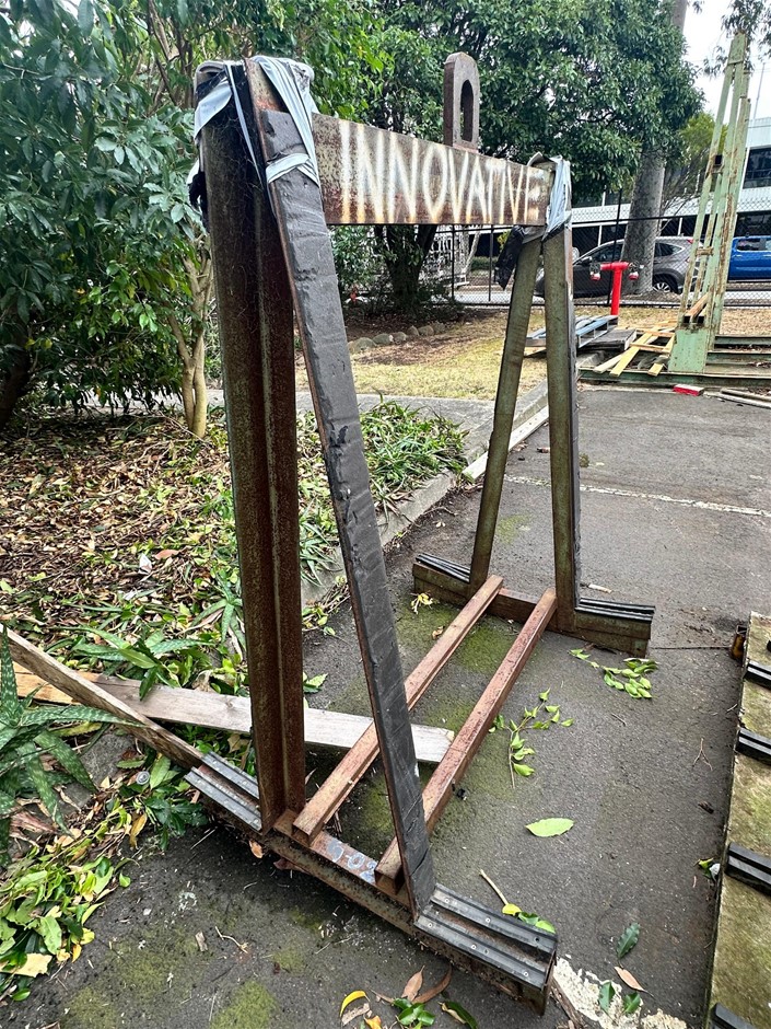 A Frame glass stillage 3 - Base 1300mm x 910mm, Height 1650mm Auction ...