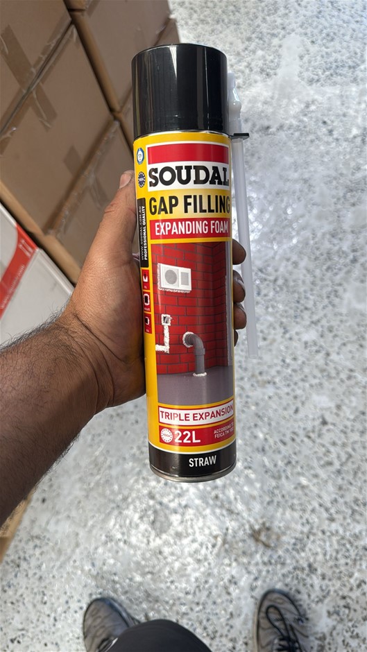 Soudal Gap Filling Expanding Expansion Foam 500g Auction (0050-2566955) | Grays Australia