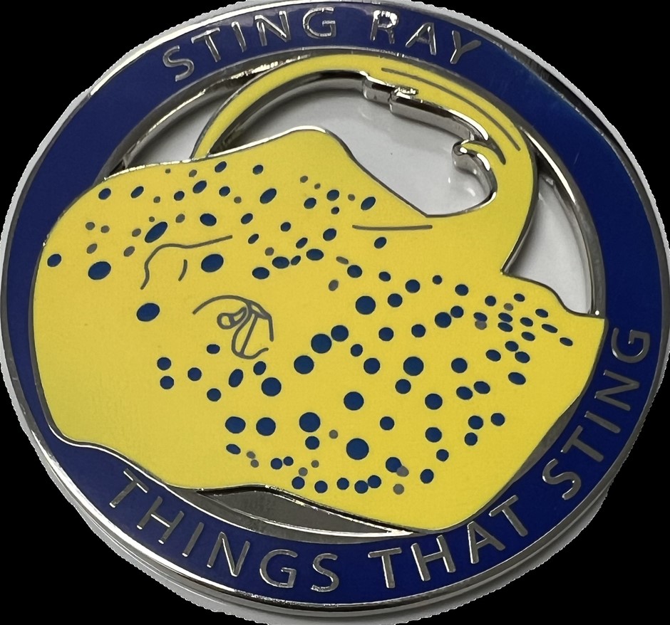 Limited Edition Sting Ray Medallion Scarce Auction (0009-2567027 ...