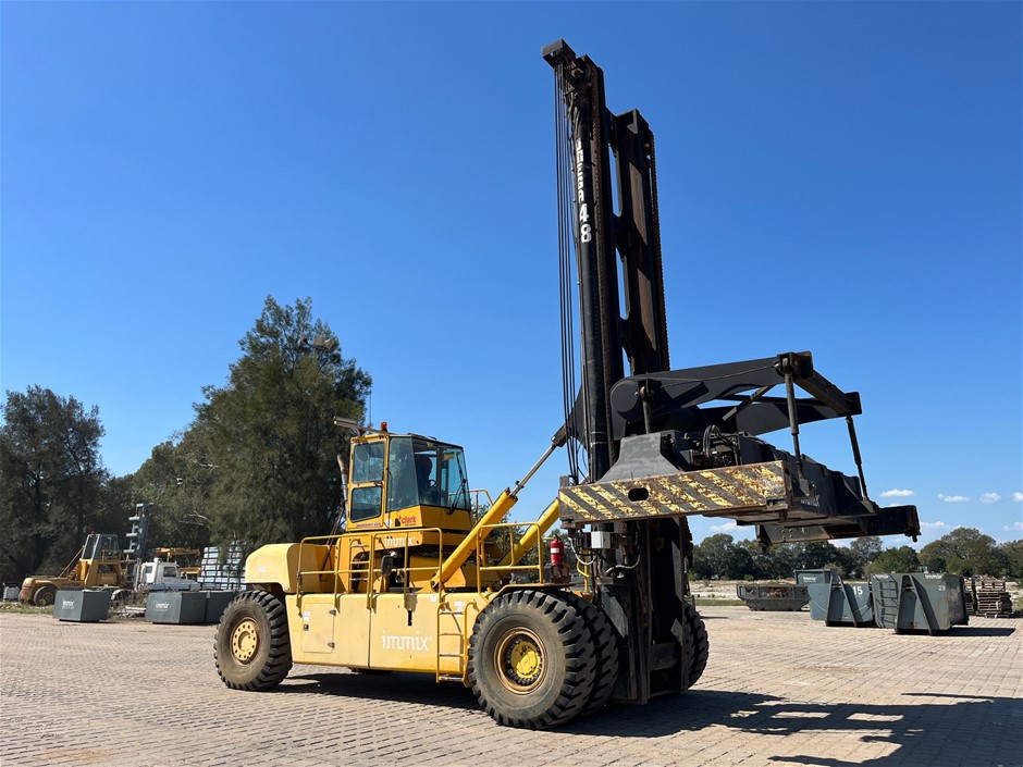 2011 Omega 54E DCH Counterbalance Container Handler Forklift Auction ...