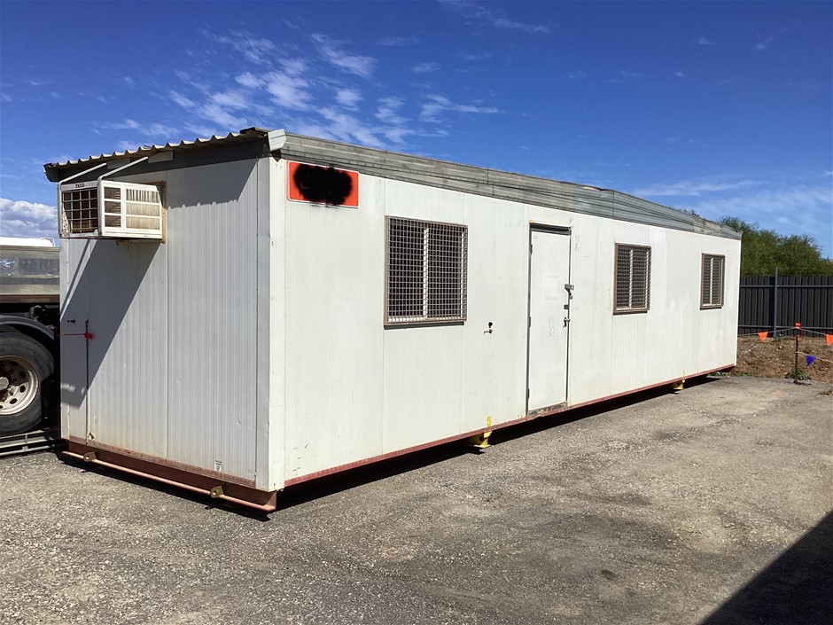 2012 Pigdon Portable Building Shell Cyclonic Rated 12m x 3m Auction ...